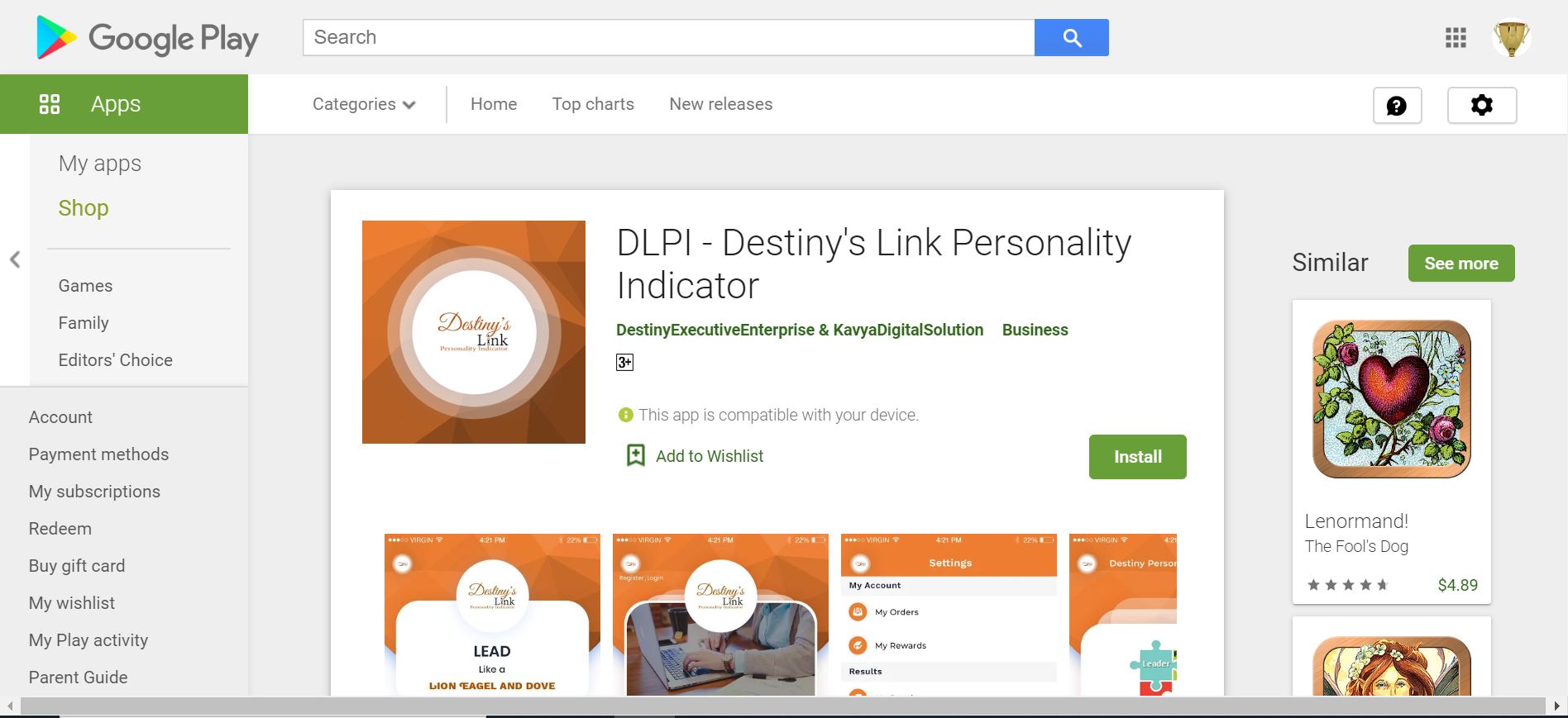DLPI - Destiny's Link Personality Indicator - Digital Services ...